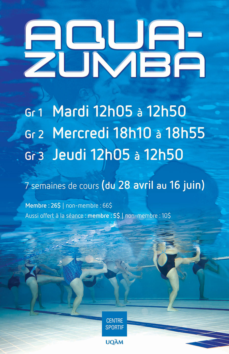 Les nouveautés du printemps | Centre sportif | UQAM